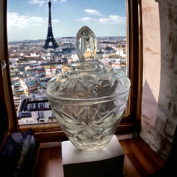 Anchor Hocking | Art | Vintage Anchor Hocking Star Of David Glass Sugar ...